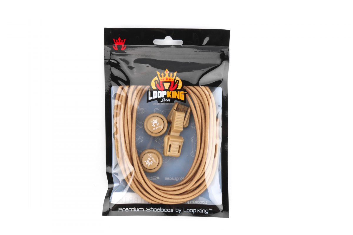 Light Brown No-Tie Boot Shoelaces - From Loop King