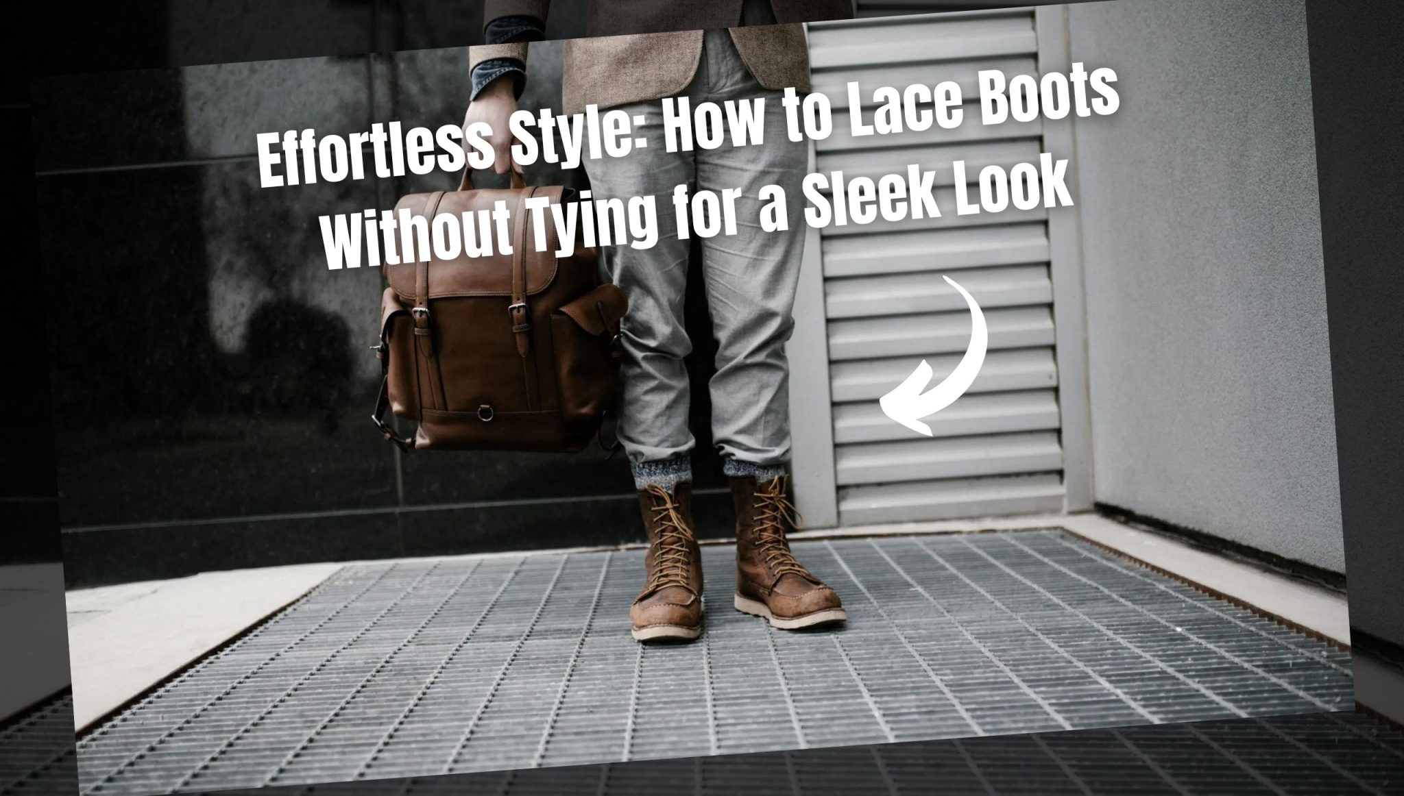 Effortless Style: How to Lace Boots Without Tying for a Sleek Look
