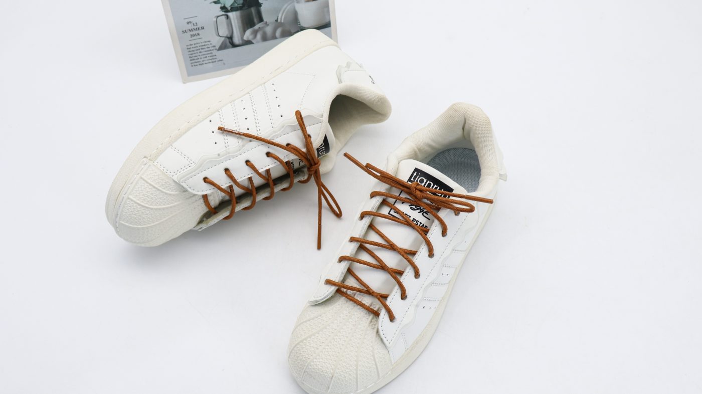 Light Brown Thin Rope Shoelaces with Clear Tips - From Loop King