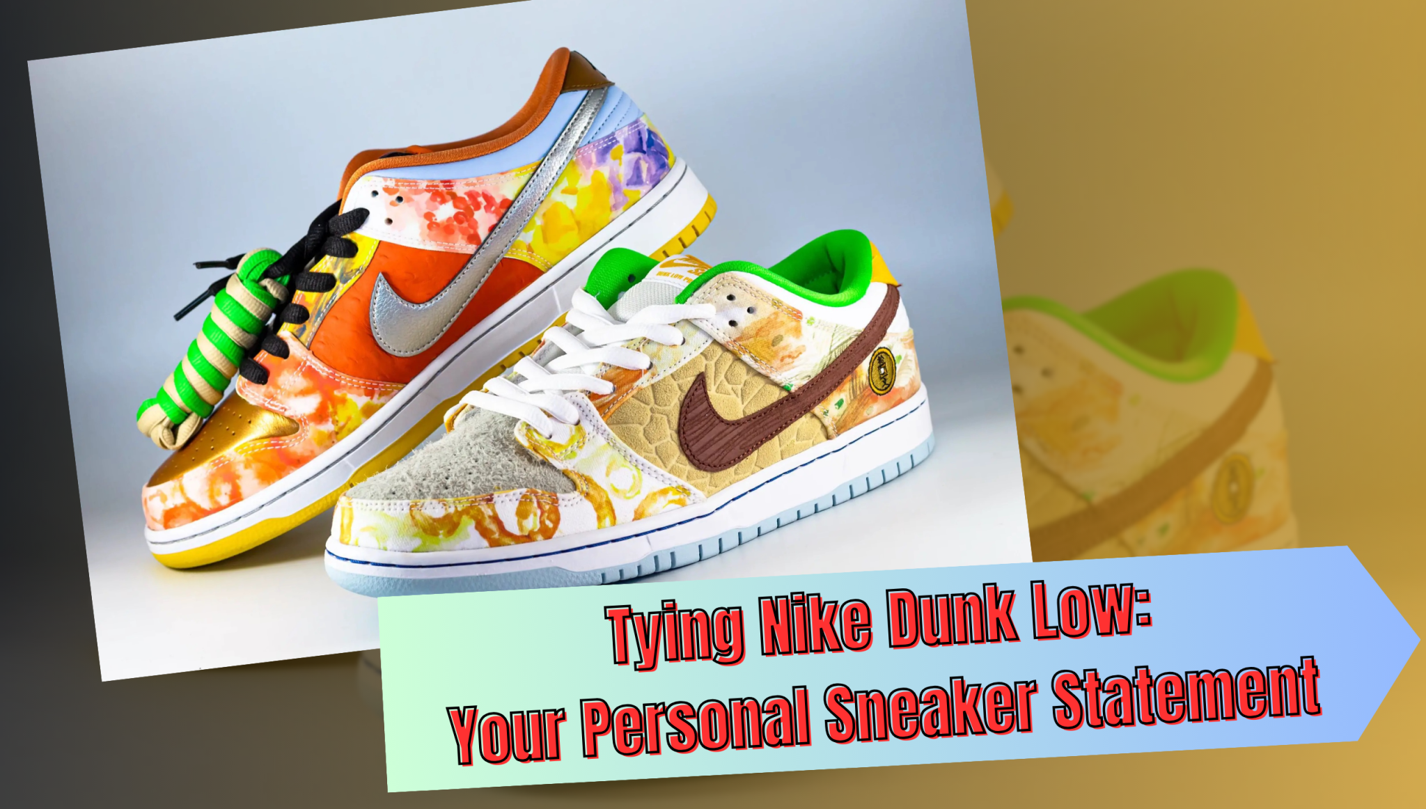 Tying Nike Dunk Low: Your Personal Sneaker Statement