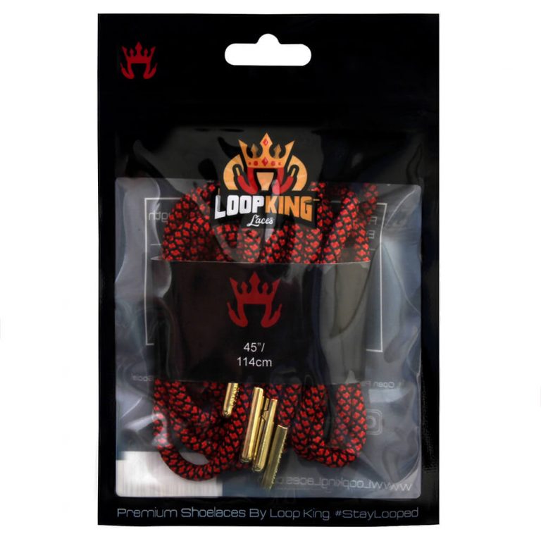 Shop Red Shoe Laces by Loop King - Premium Made